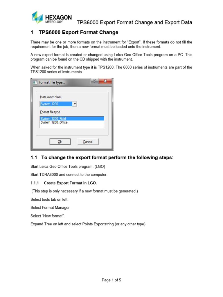 TPS6000 Export Format Change and Ex | PDF | Computer File | Computer ...