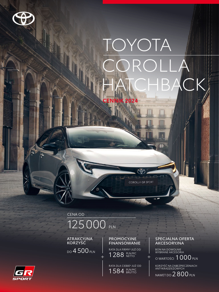 Spec Corolla HB My24 | PDF