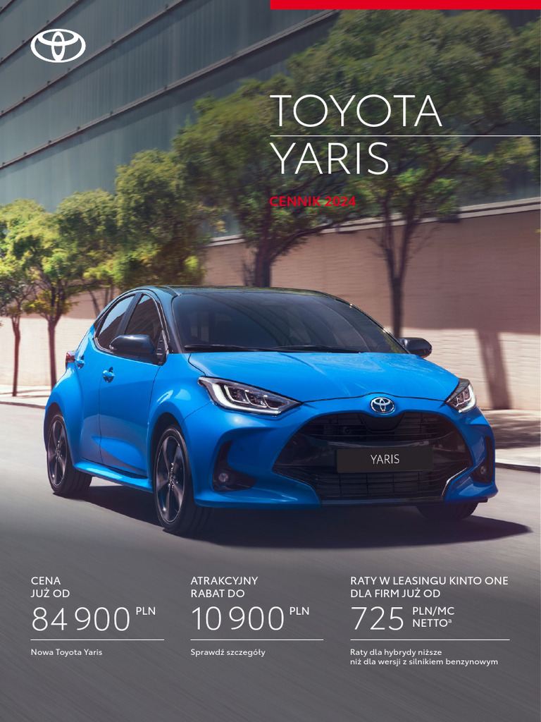 Spec Nowy Yaris Mc24 | PDF