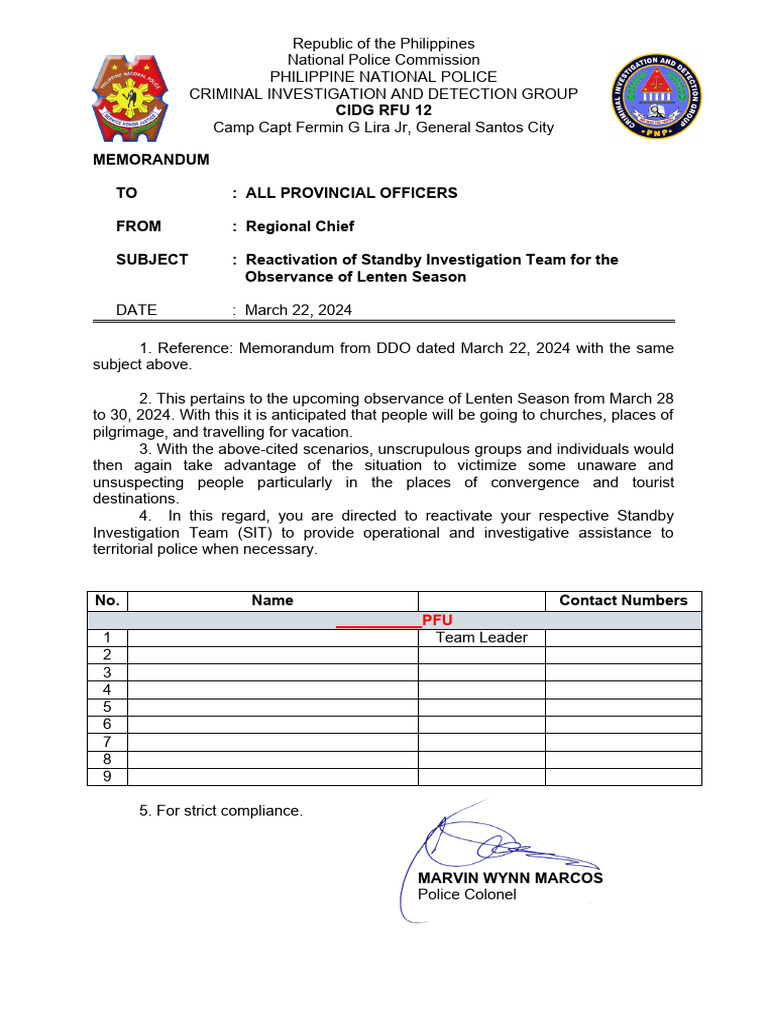 Cidg Rfu 12 | PDF