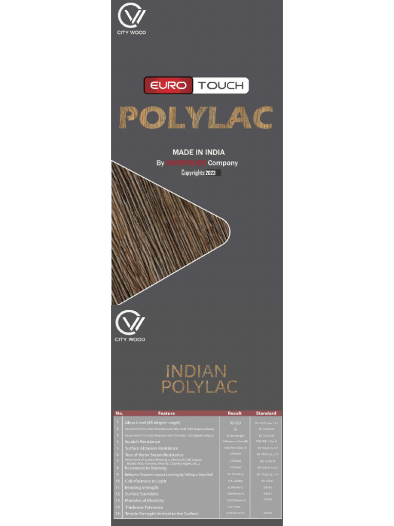 Catalog Polylac CityWood | PDF