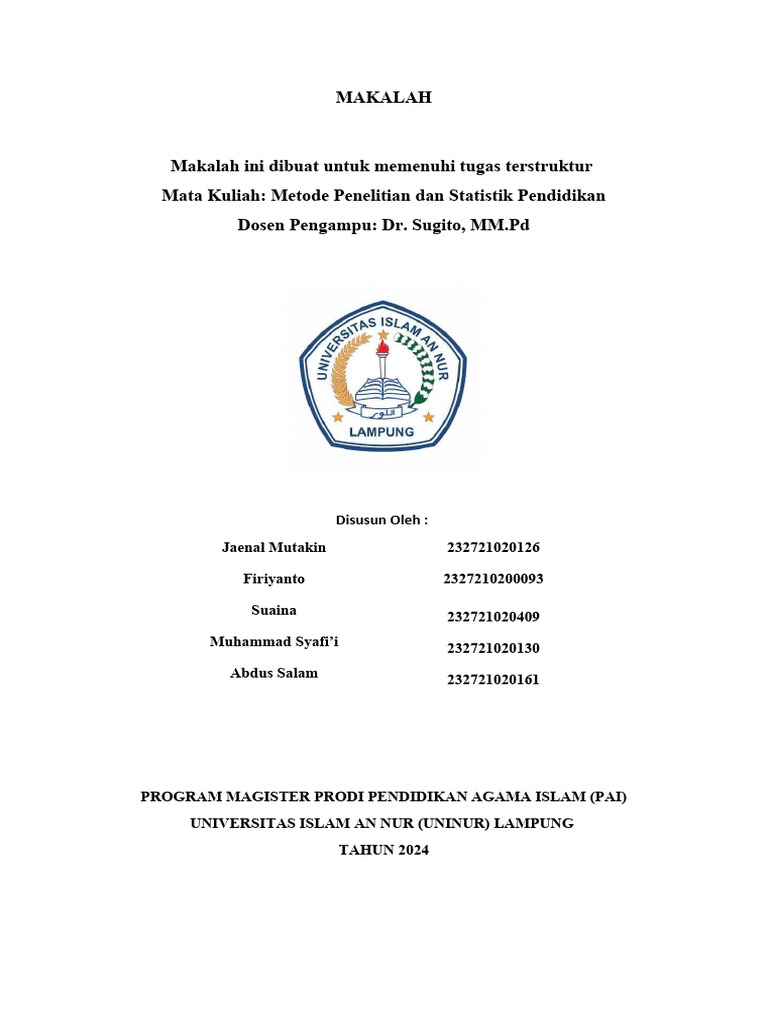 Maklah Kelompok Iv Proposal Penelitian Kualitatif | PDF