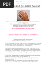 Nail Technology Training Manual | PDF | Nail (Anatomy) | Skeleton