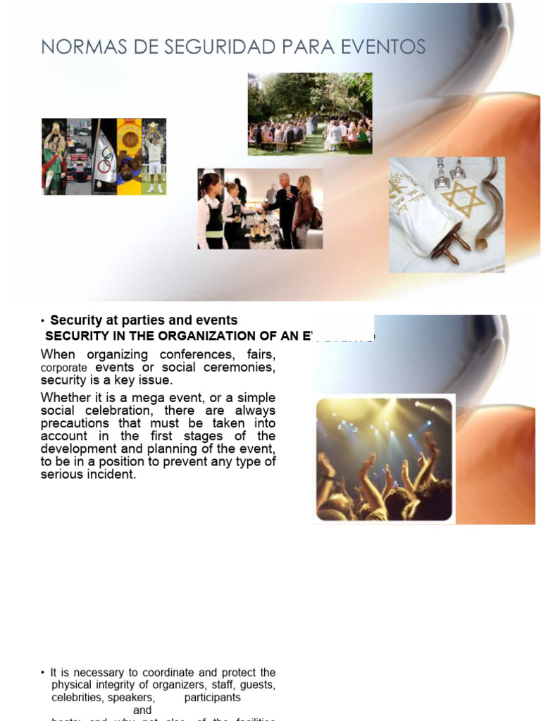 Safety Rules For Events | PDF | Securities | Risk