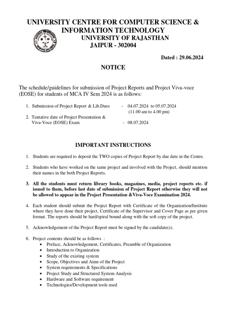 Project Coverpage MCA IV 2024 in June 2024 | PDF | Thesis | Information ...