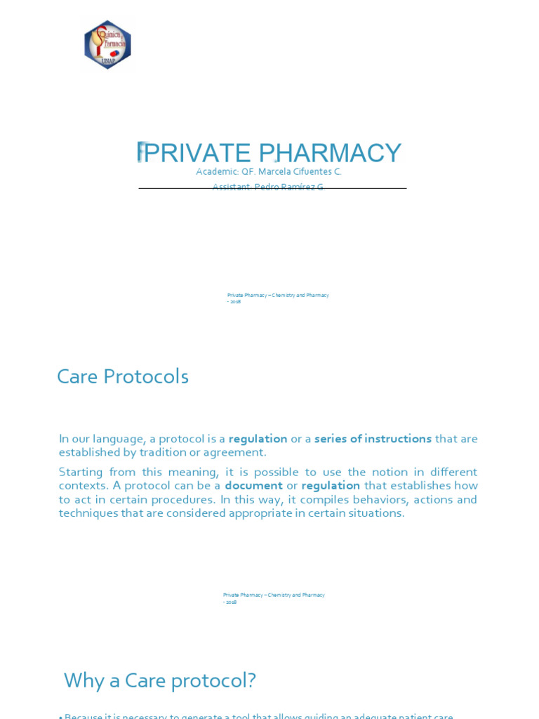 Care Protocols | Download Free PDF | Pharmacy