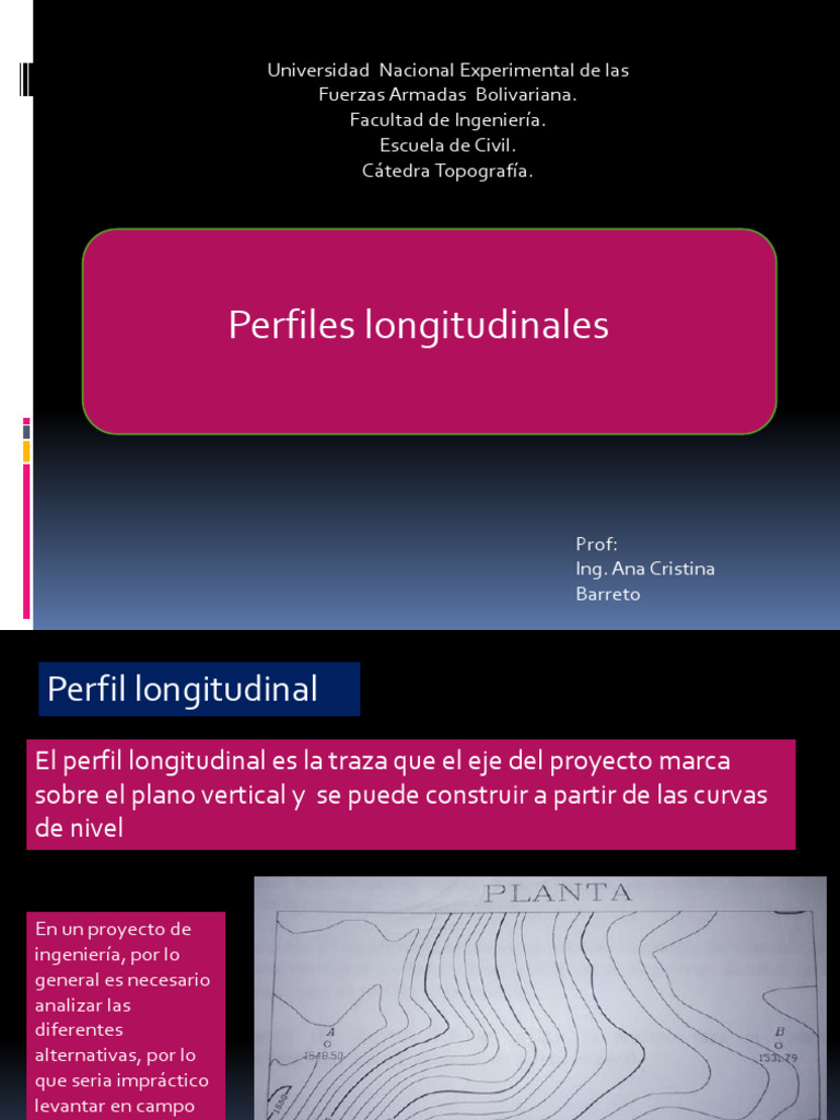 Perfil Longitudinal | PDF | Topografía | Física Matemática