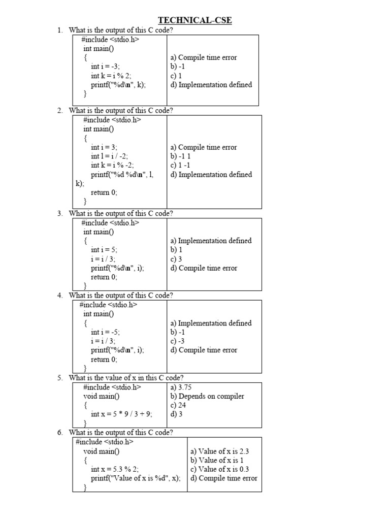 VST Question 5 Cse | PDF | C (Programming Language) | Software Engineering