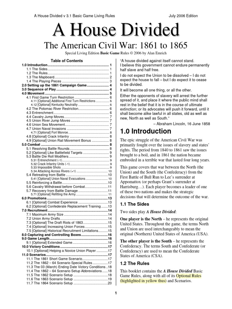 House Divided | PDF | Infantry | Confederate States Of America