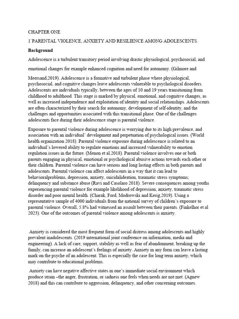 Reasearch Proposal Group Work (AutoRecovered) | PDF | Attachment Theory ...