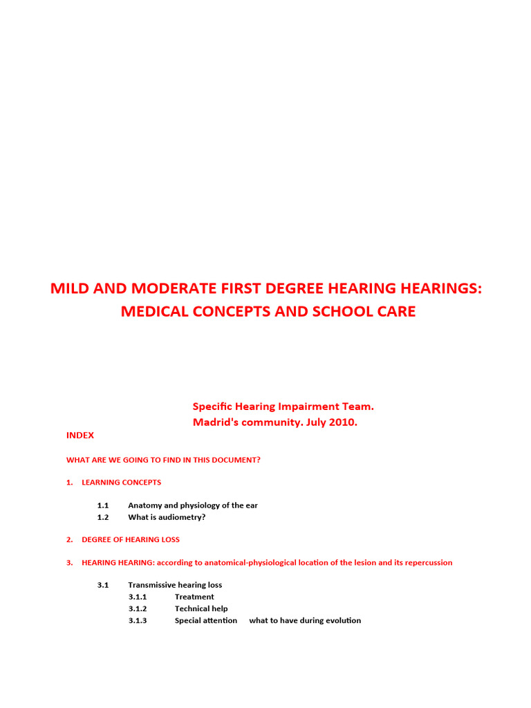Audiometry Sheet | PDF | Hearing Loss | Ear