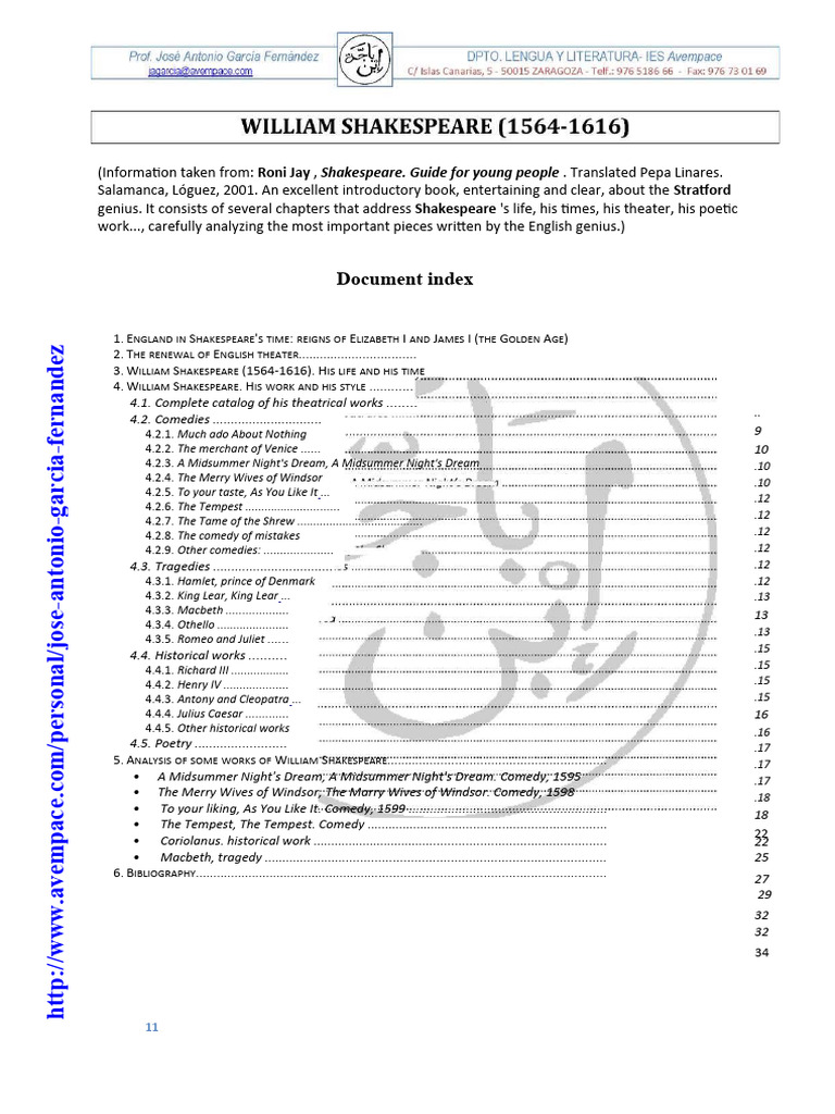 William Shakespeare | PDF | William Shakespeare | Theatre