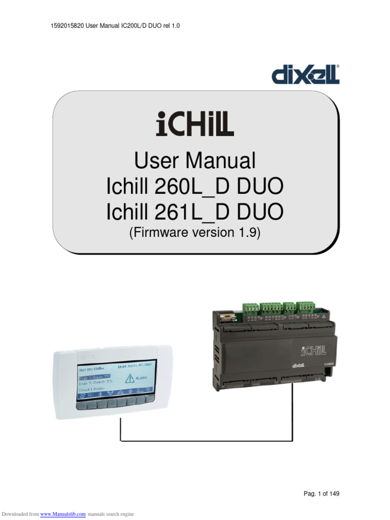 Ichill 260/261L_D DUO User Manual | PDF | Water Heating | Pump