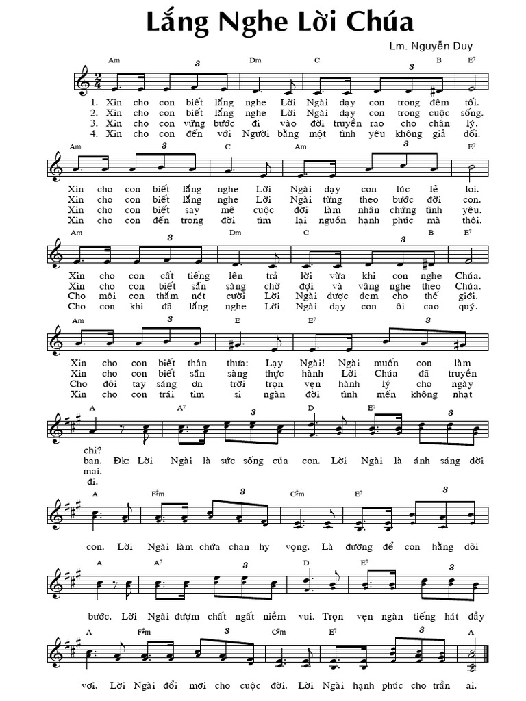 Lang Nghe Loi Chua | PDF