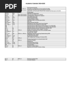 NSU Fall 2025 Academic Calendar | PDF