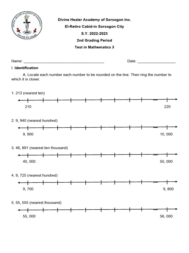 2nd Quarter Math With TOS | PDF | Mathematics