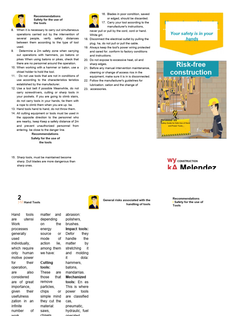 Hand Tools Brochure | PDF | Tools | Risk