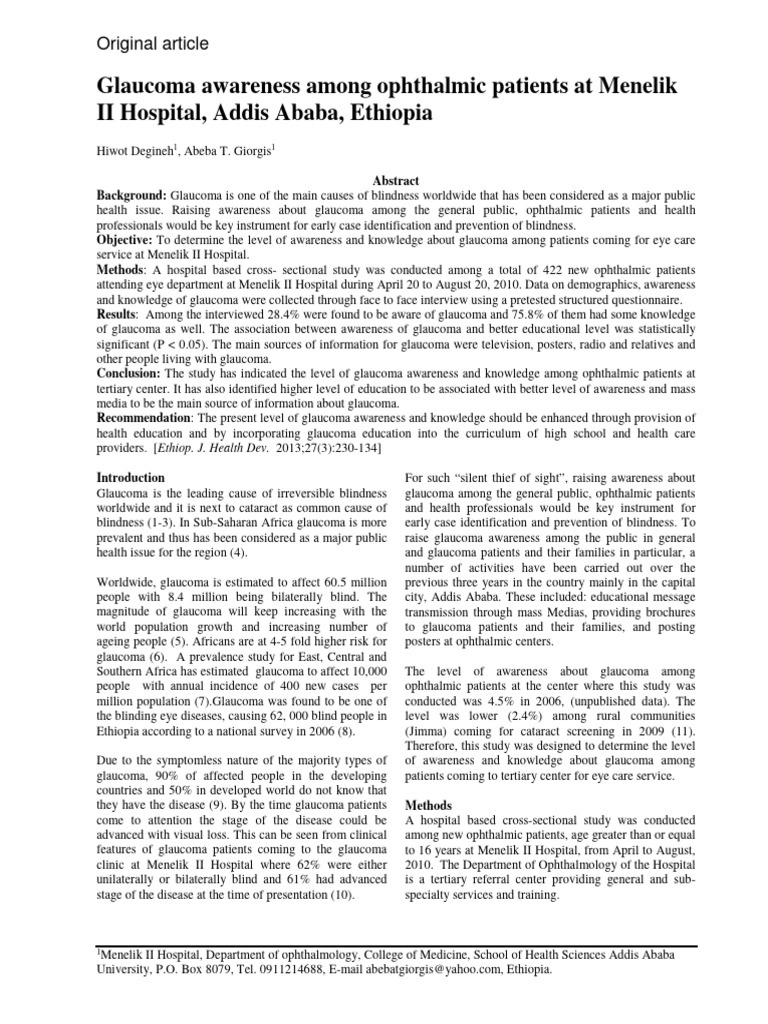 Minilik | PDF | Medicine | Health Care