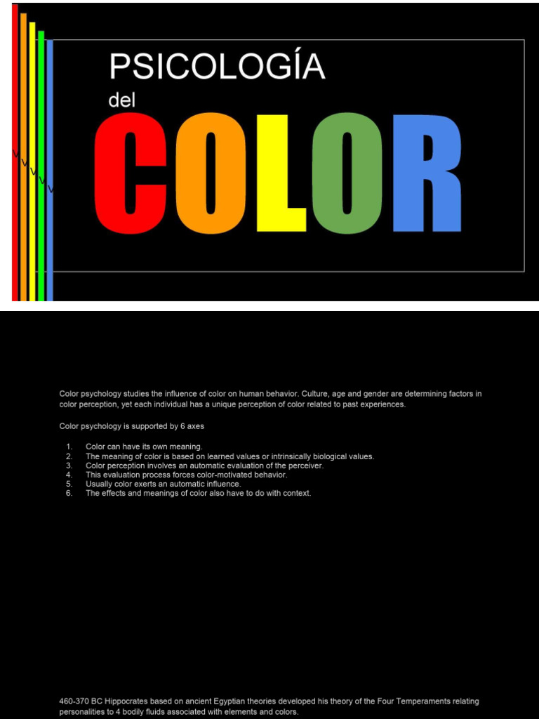 Color Psychology | PDF | Color | Psychological Concepts