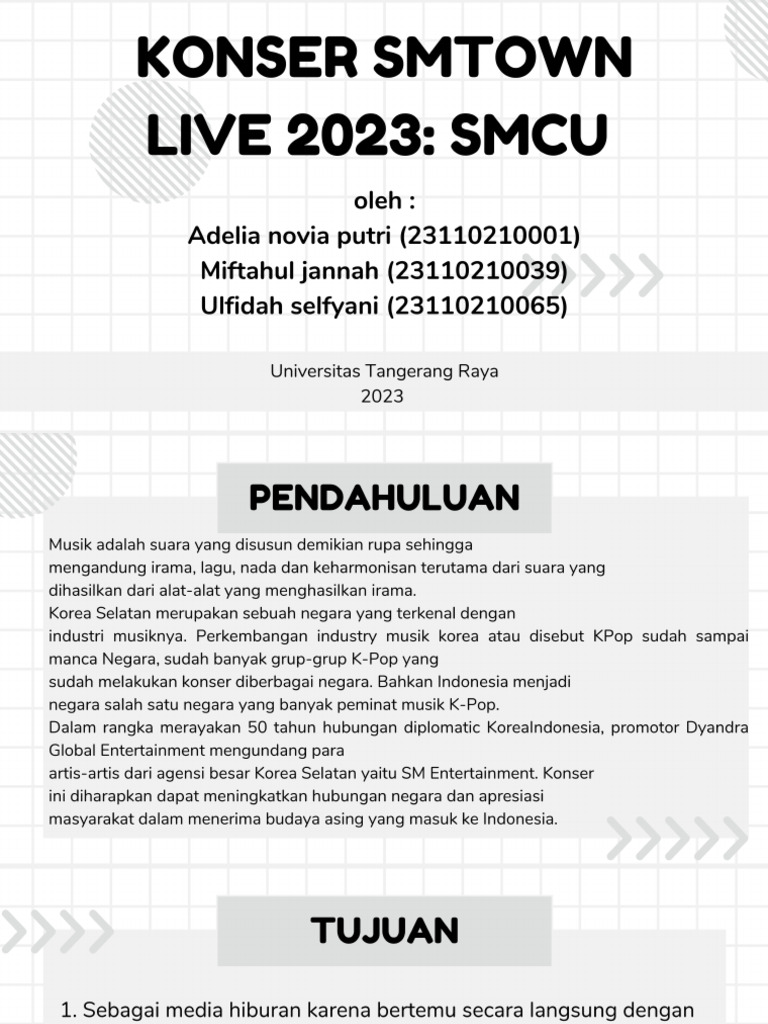 Proposal Kegiatan Konser NCT 127 The Unity Neo City in Jakarta (Kel.5) | PDF
