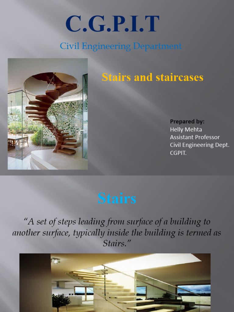 BCM Stairs | PDF | Stairs | Architectural Elements