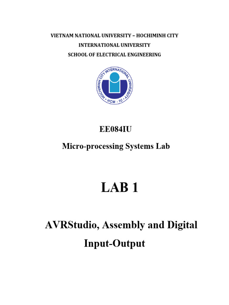 HoDucDongPhuong EEEEIU21047 Lab1 | PDF | Control Flow | Computer Programming