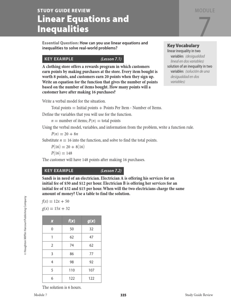 Ca U3m07 BM | PDF | Equations | Mathematics