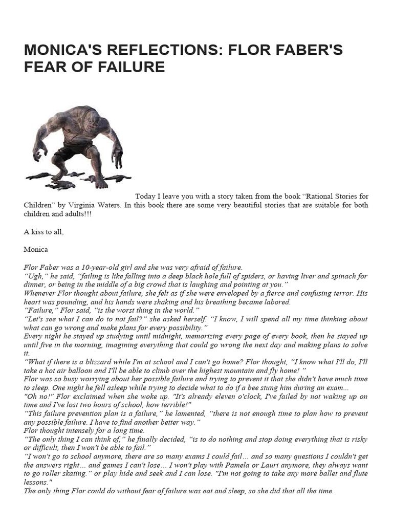 Stories About Fear of Failure | PDF