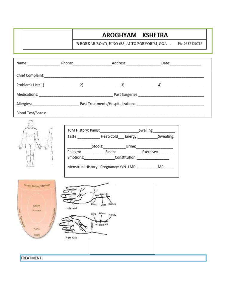 Aroghyam Kshetra Patient History | PDF