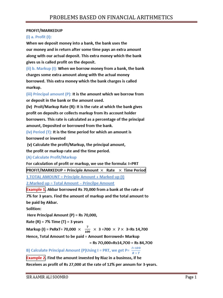 Financial Problems | PDF | Compound Interest | Interest