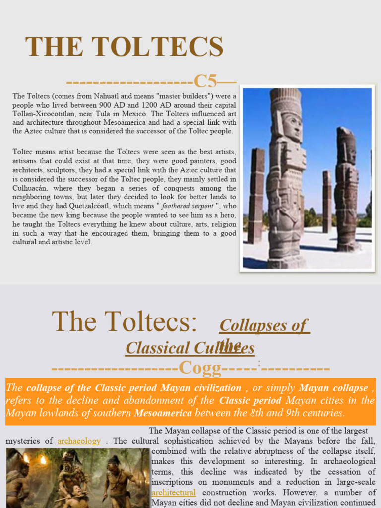 Architecture and Urbanism Los Toltecs | PDF | Maya Civilization | Pre ...