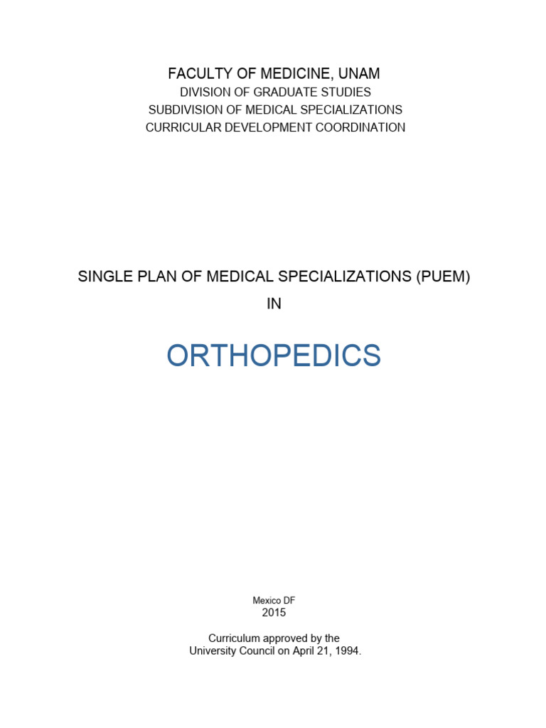 Orthopedics | PDF | Medicine | Health Care
