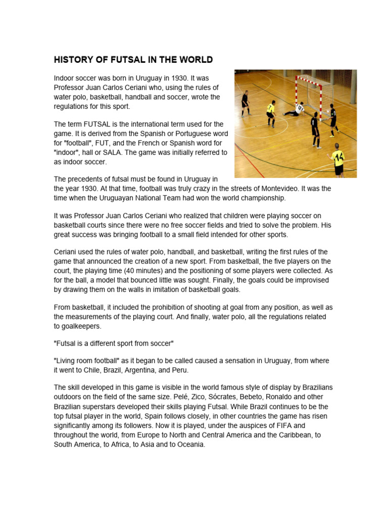 Futsal Rules | PDF | Sports | Association Football