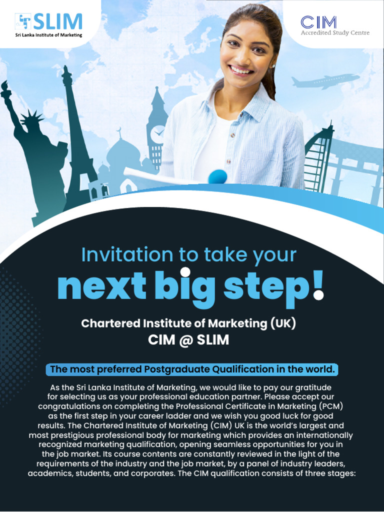Next Big Step!: Invitation To Take Your | PDF | Digital Marketing | Diploma