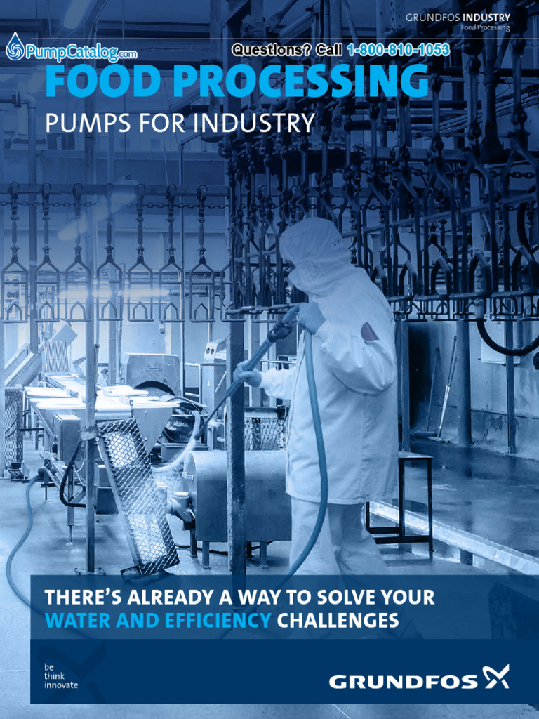 Grundfos PACO Food Processing Pumps Brochure 6512006 | PDF | Pump