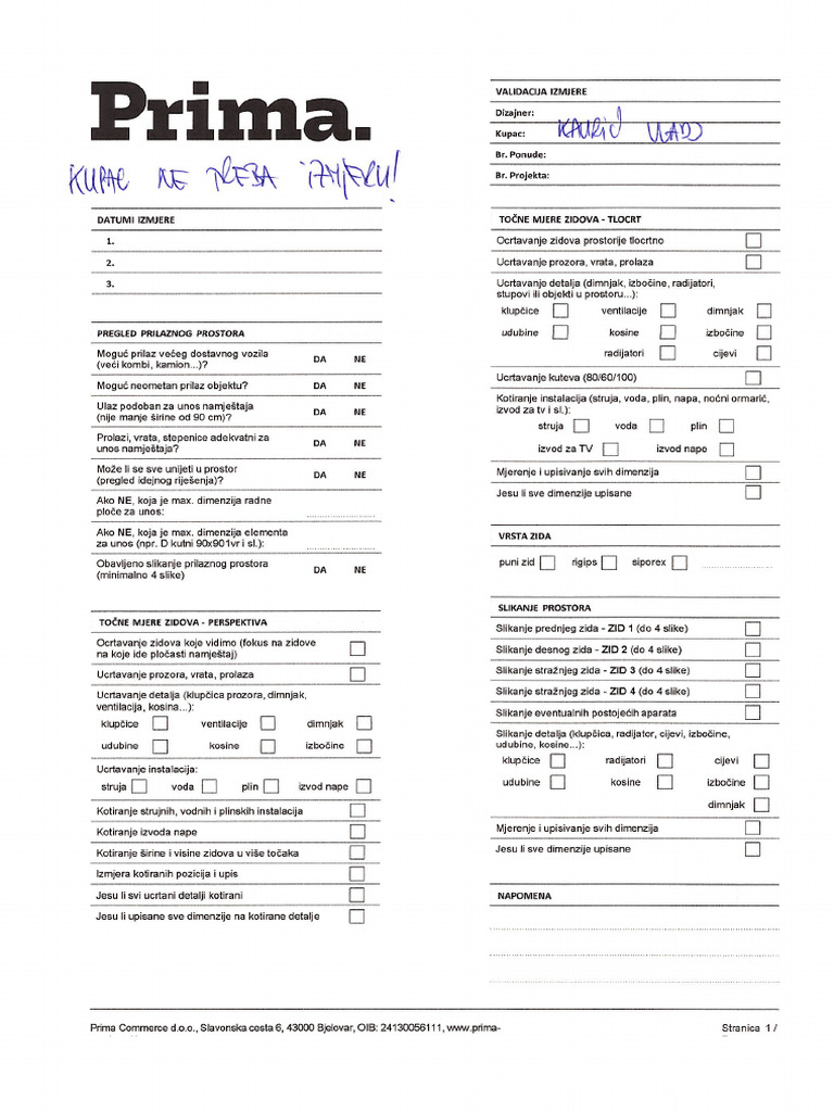 Validacija Kaurić Vlado | PDF