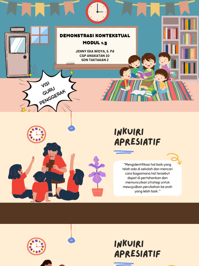 Demonstrasi Kontekstual Modul 1.3 Visi GP - Jenny | PDF