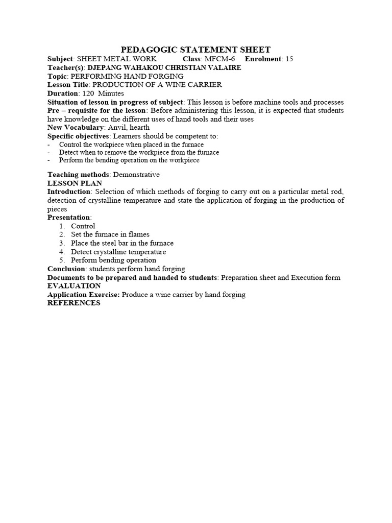 Forging Practical | PDF | Forge | Forging