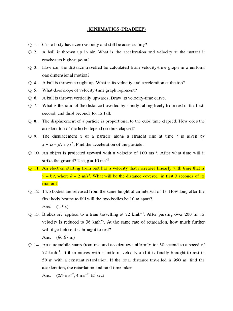 Kinemetics | PDF | Acceleration | Force