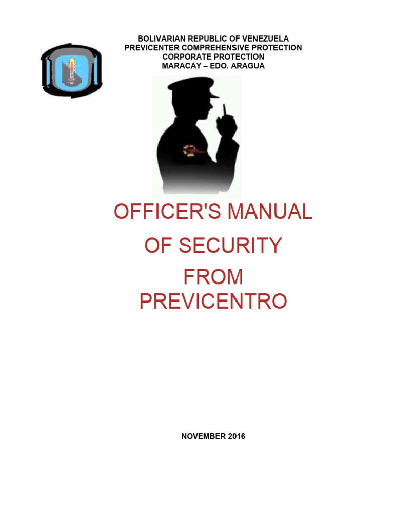 Security Officer Manual | PDF | Security Guard | Disciplines