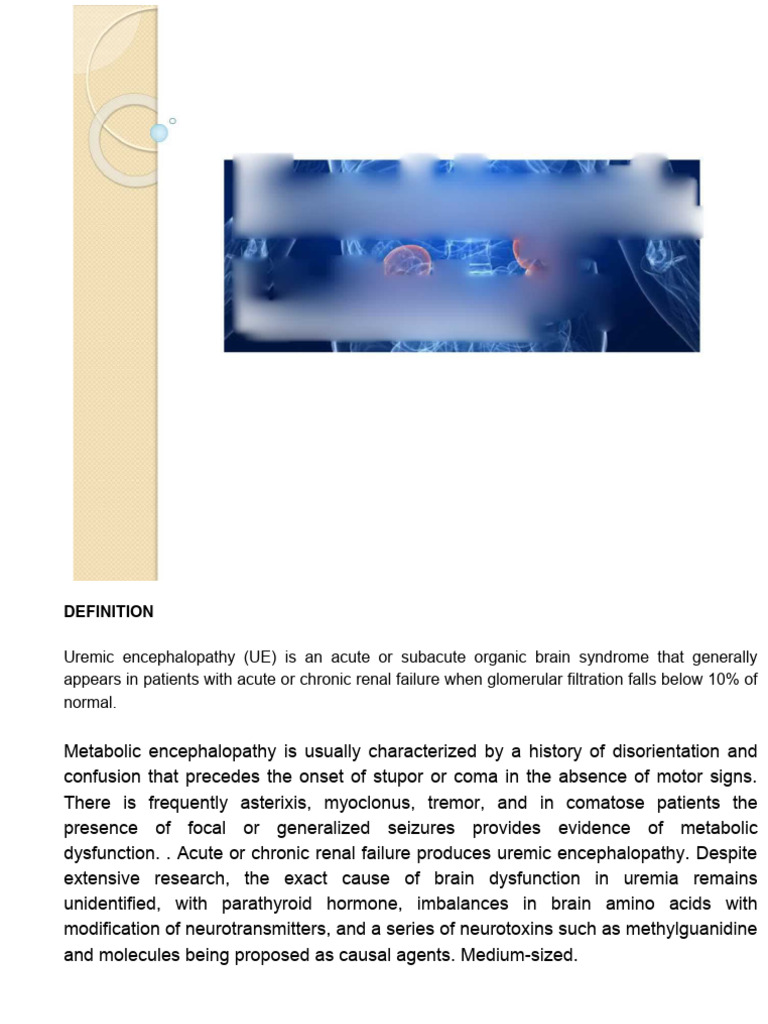 Uremic Encephalopathy Pathology | PDF | Medical Specialties | Clinical Medicine