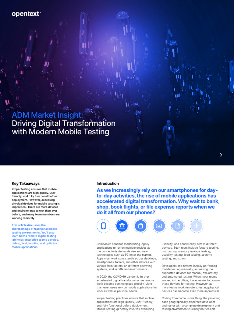 Open Text Adm Market Insight Driving Digital Transformation With Modern ...