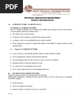 Phe Jss2 Scheme of Work - Syllabus - NG | PDF | Lesson Plan | Teachers