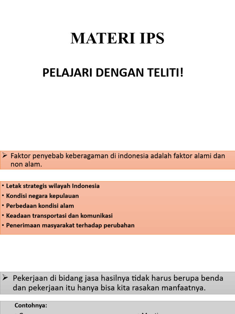 Materi Ips | PDF