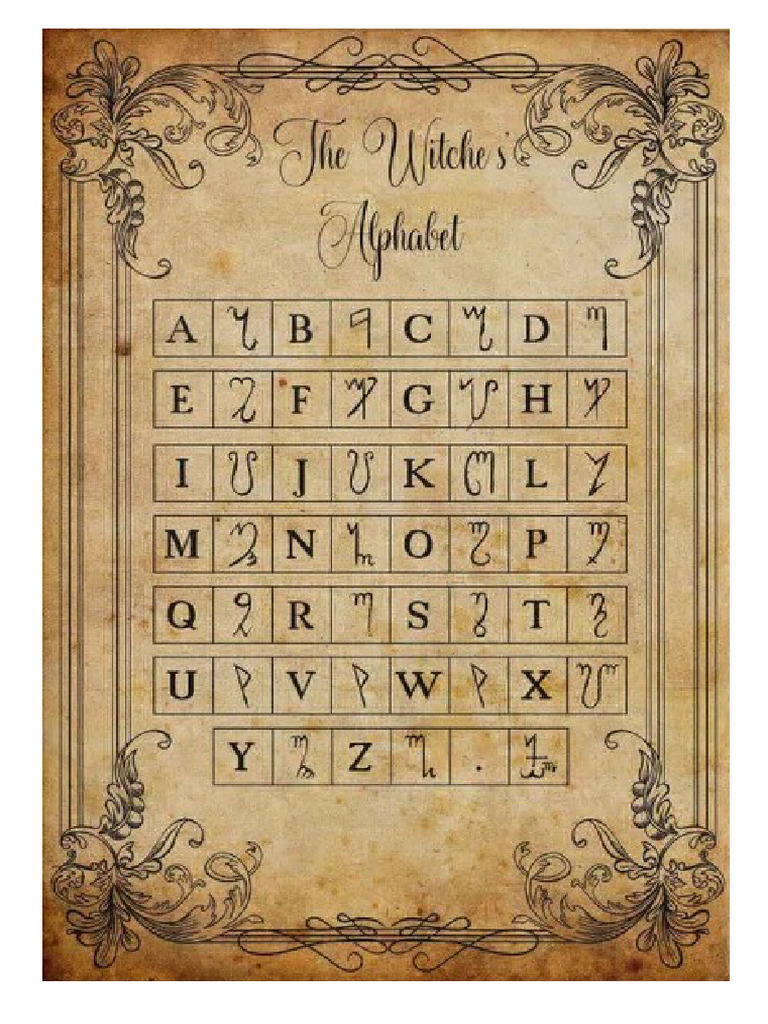 Alfabeto Brujas | PDF