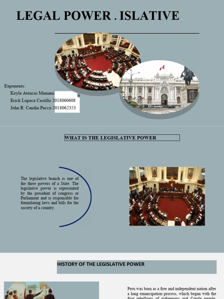 Legislative Power | PDF | United States Congress | American Government
