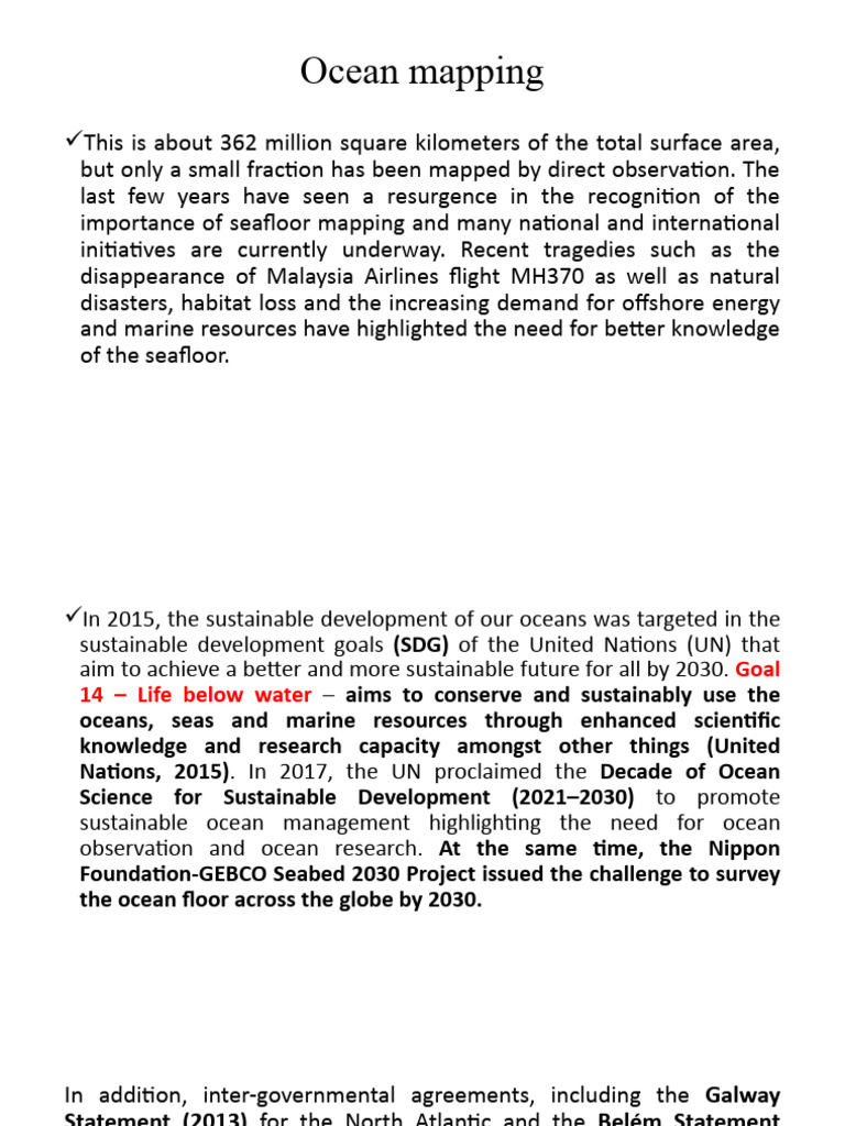 4 Ocean Mapping | PDF | Lidar | Earth Sciences