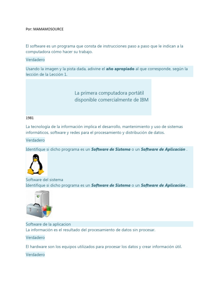 Fundamentos de Computación | PDF | Informática | Hoja de cálculo