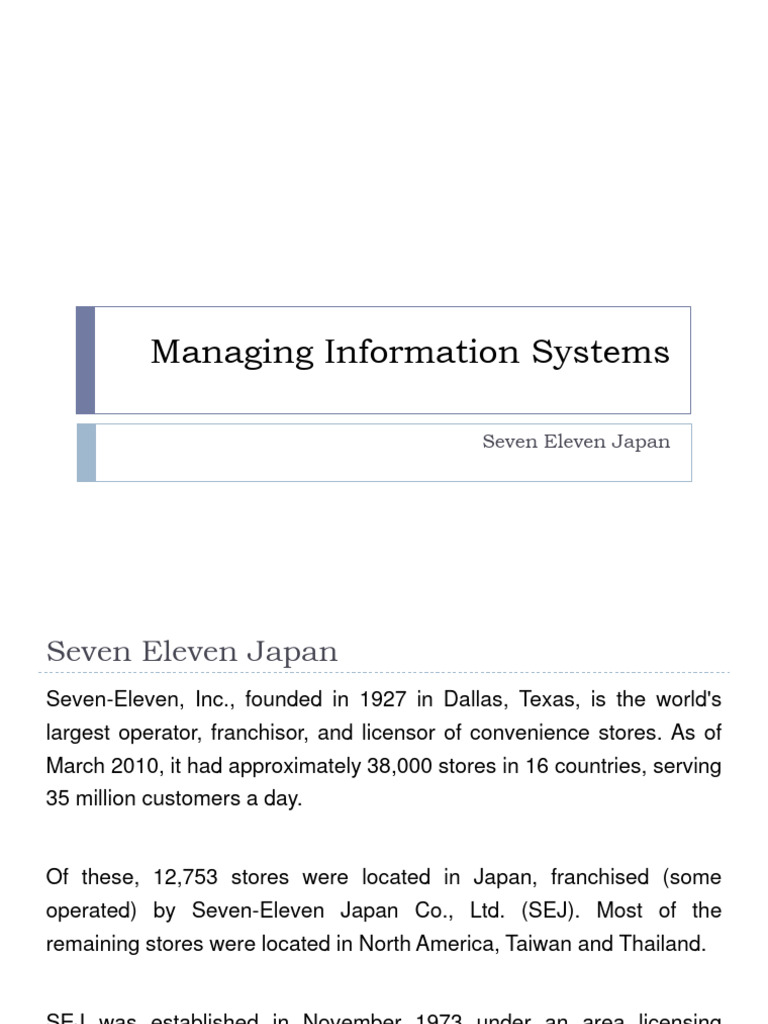 Seven Eleven | PDF | Point Of Sale | Retail