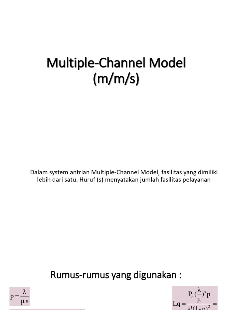 Pertemuan 13 Antrian Mms | PDF